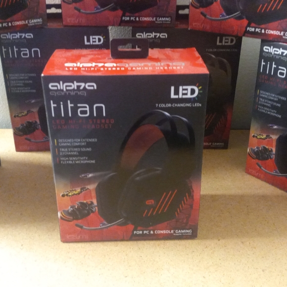 Alpha Gaming | Headphones | Alpha Gaming Titan Led Hi Fi Stereo Gaming ...
